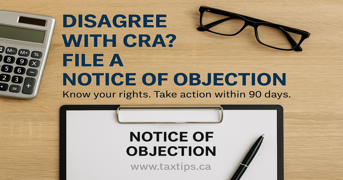 TaxTips.ca - Filing a Notice of Objection