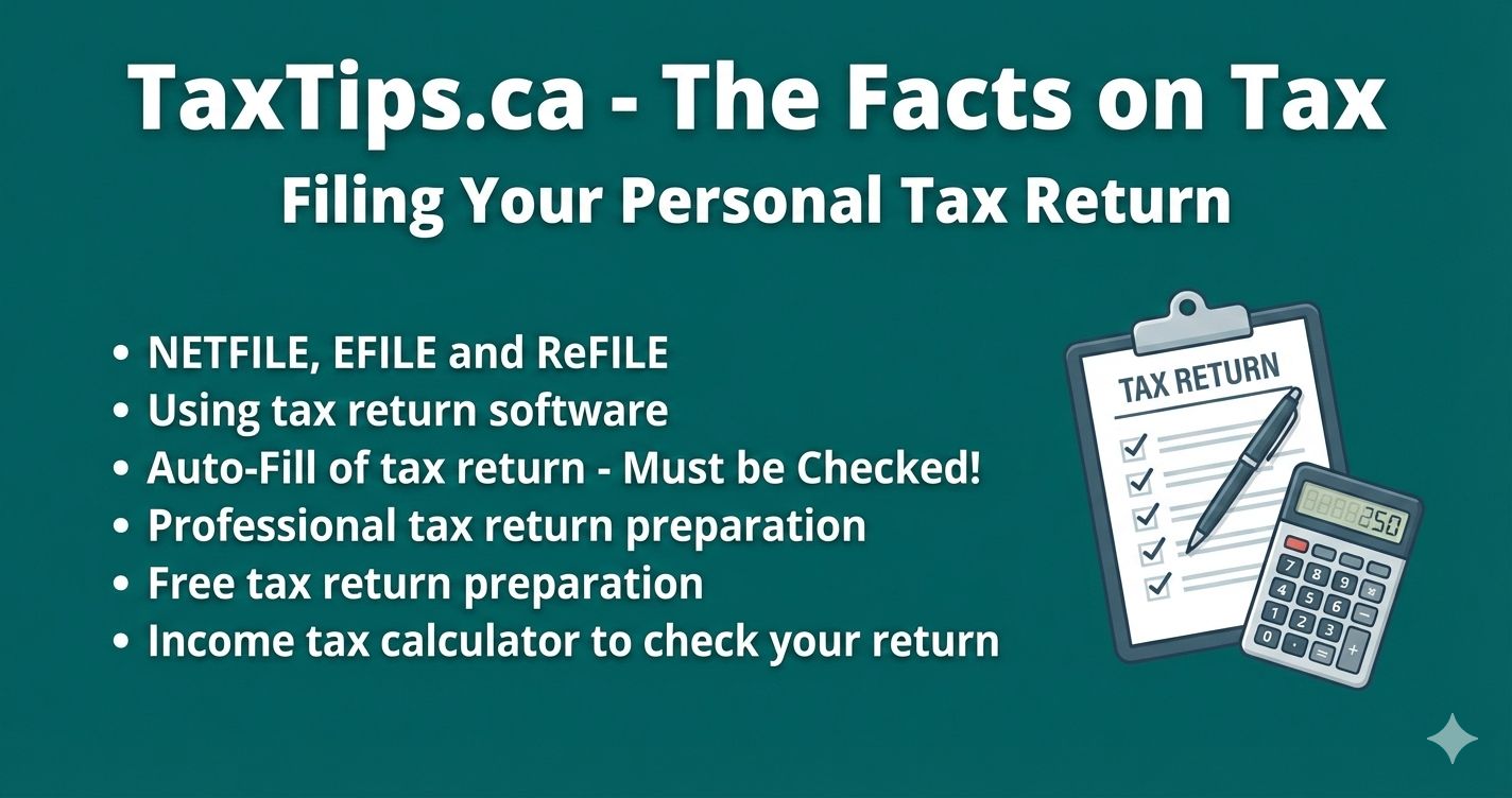 TaxTips.ca - Filing Your Personal Income Tax Return