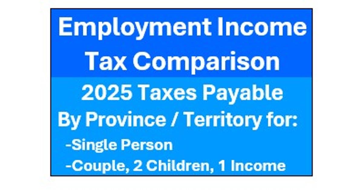 2025 Tax Comparison Employment Income