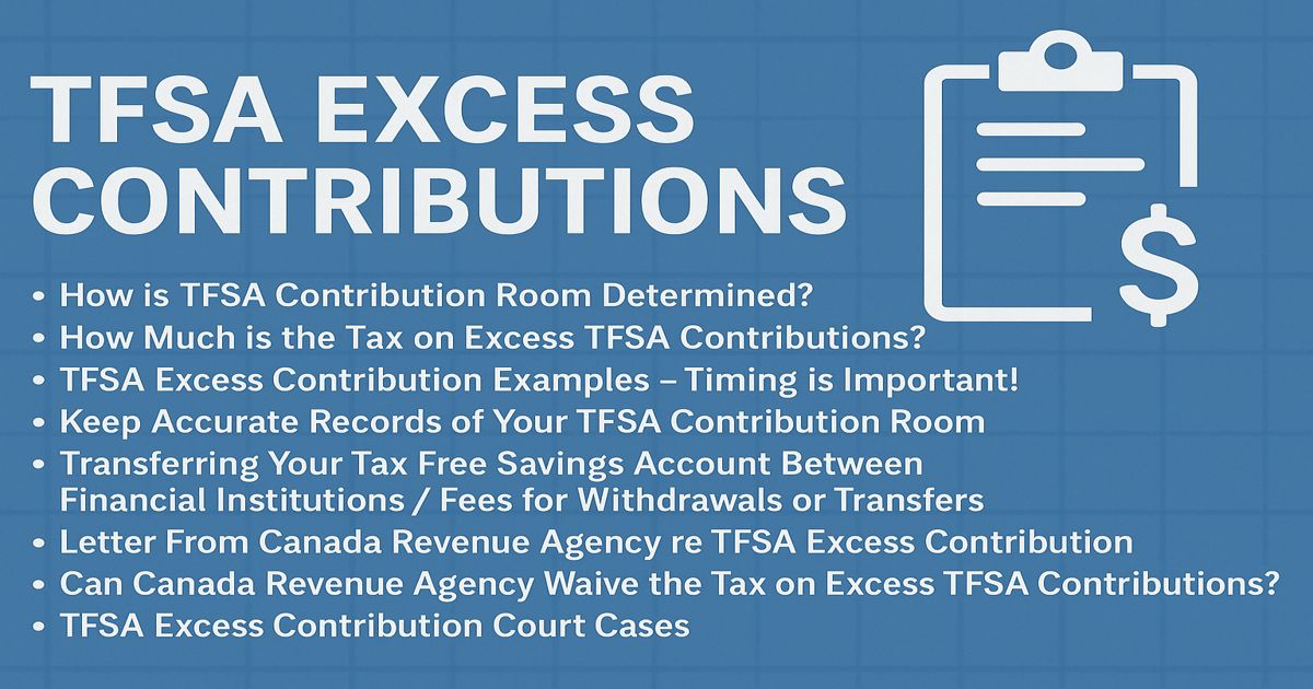 TaxTips.ca - TFSA Excess Contributions